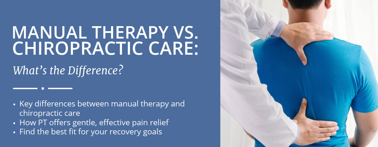 Manual Therapy vs. Chiropractic Care: What’s the Difference? - Optimum ...